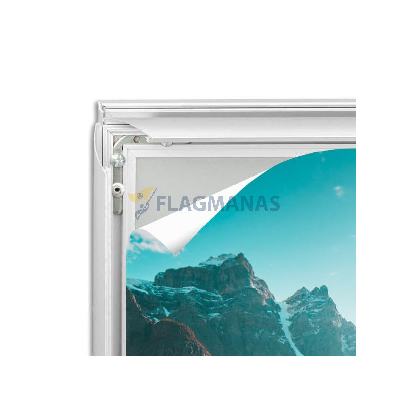 Pastatomas stovas reklamai, A1, dvipusis